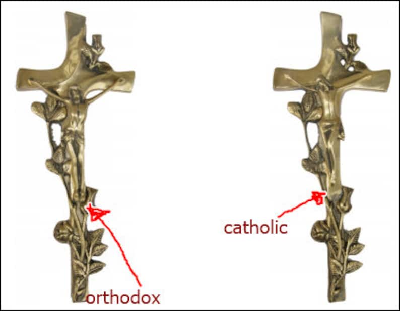 Crucifix Grave Ornaments Catholic Grave Decoration Brass Jesus - Etsy