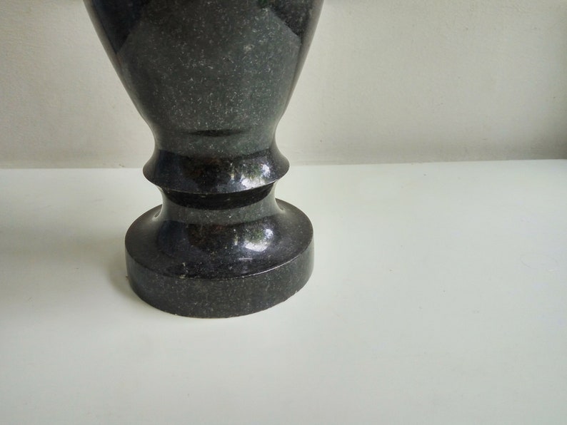 Cemetery Flowers Vase Graveside Vase Black Memorial Vase Grave ...