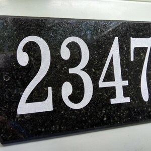 Modern House Numbers Custom House Sign House Number Plaque Address Sign ...