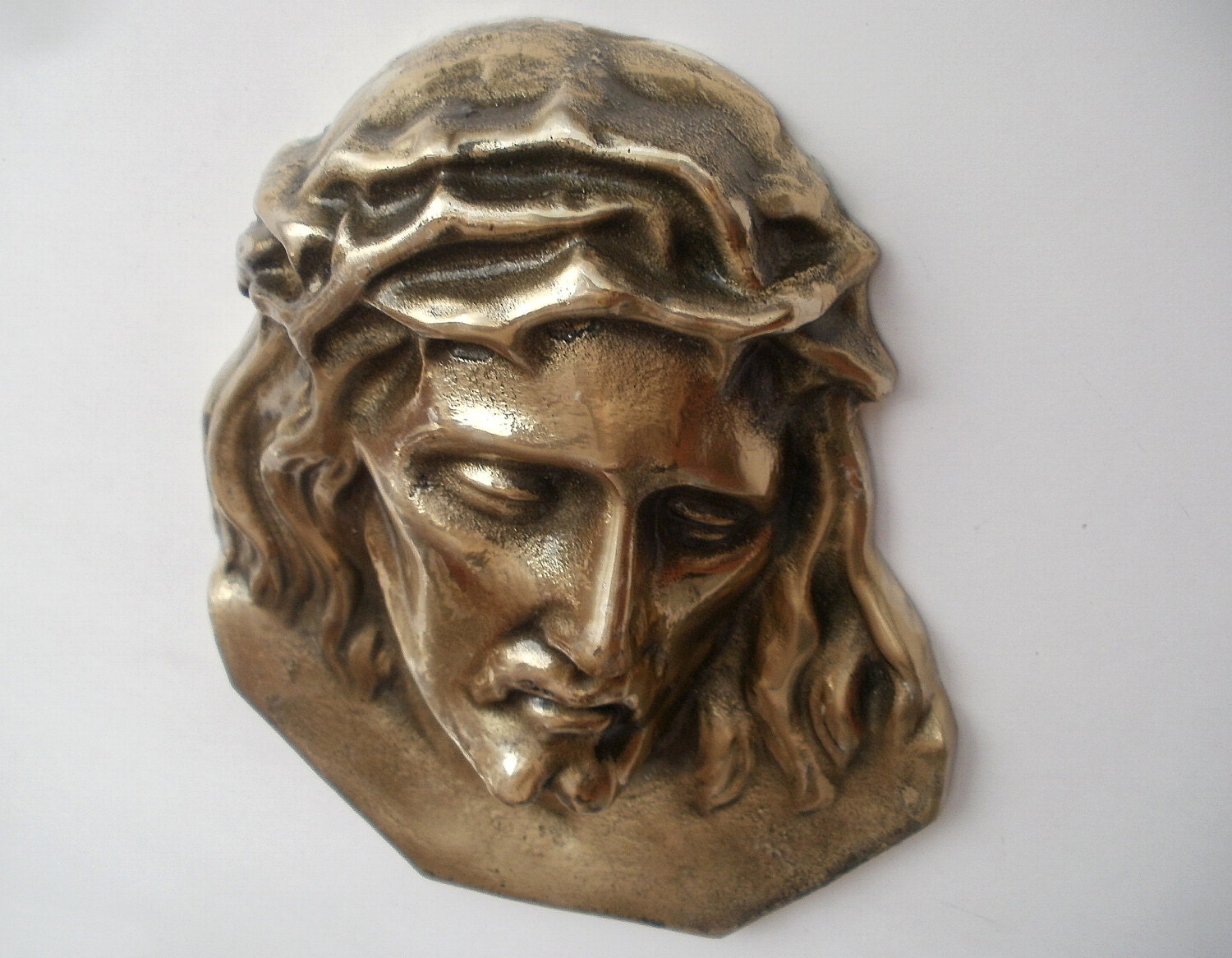 Jesus Christ Headstone Decor Catholic Grave Decoration Brass - Etsy UK