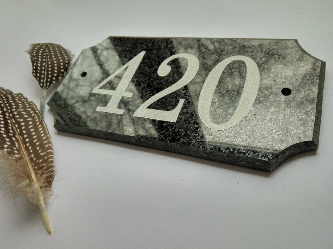 Custom House Numbers Sign House Number Plate Address Plaque - Etsy