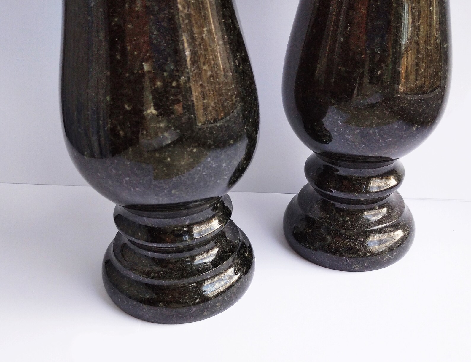 Memorial vase Cemetery vase Black Grave decoration Cemetery | Etsy