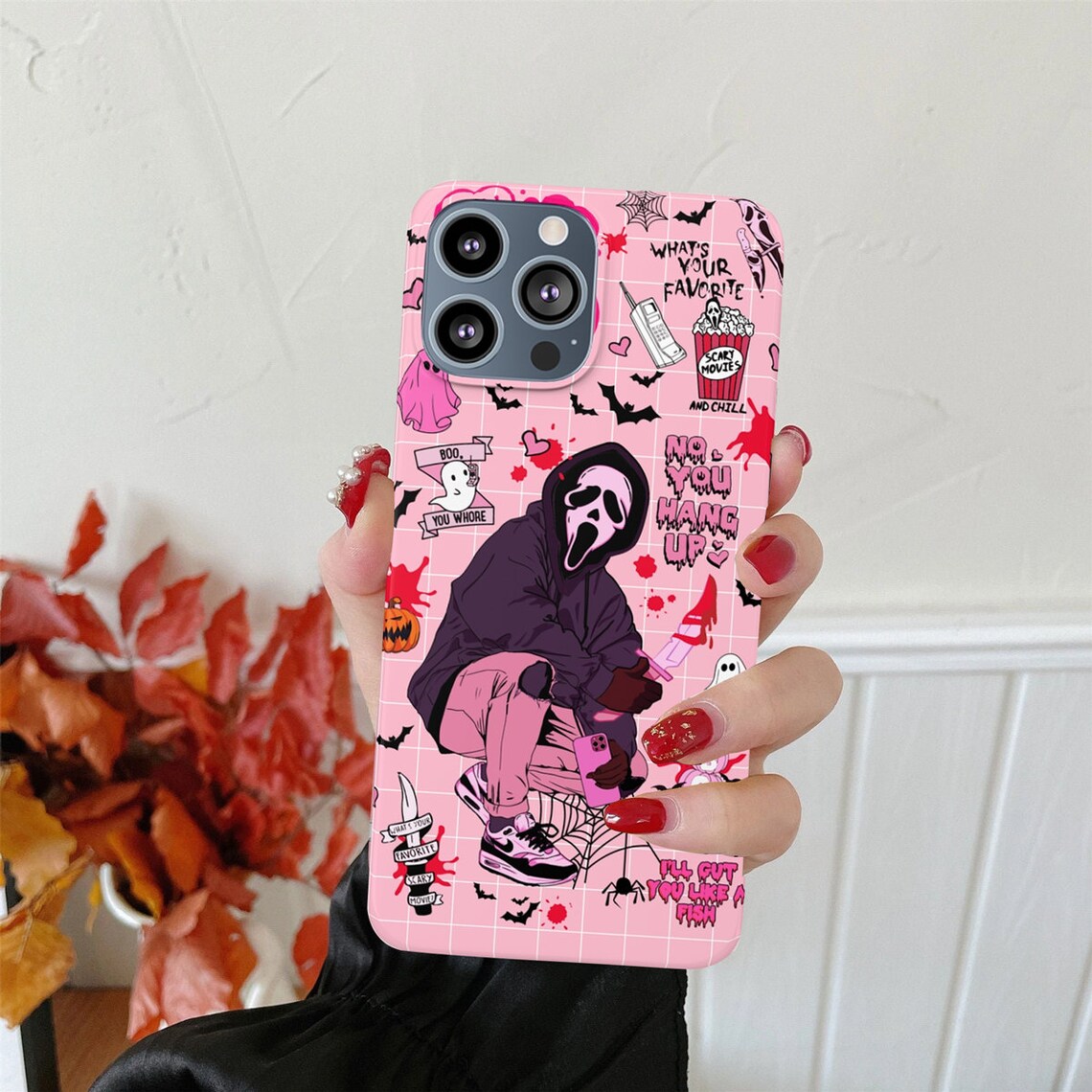 No You Hang up Scream Phone Case Ghostface Street Style Phone - Etsy UK