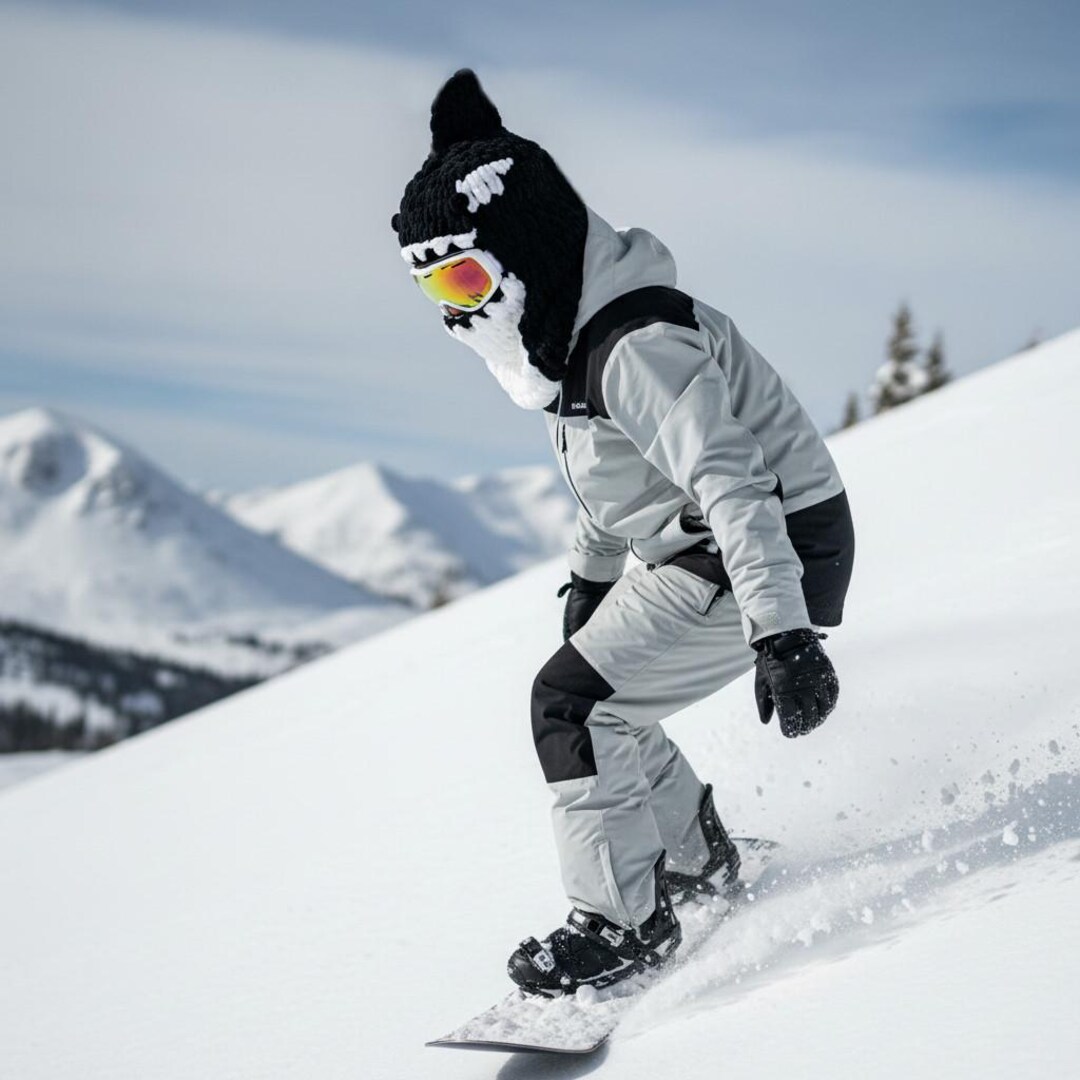 Balaclava for Helmet, Orca Whale Snowboard Helmet Cover, Tralalero ...