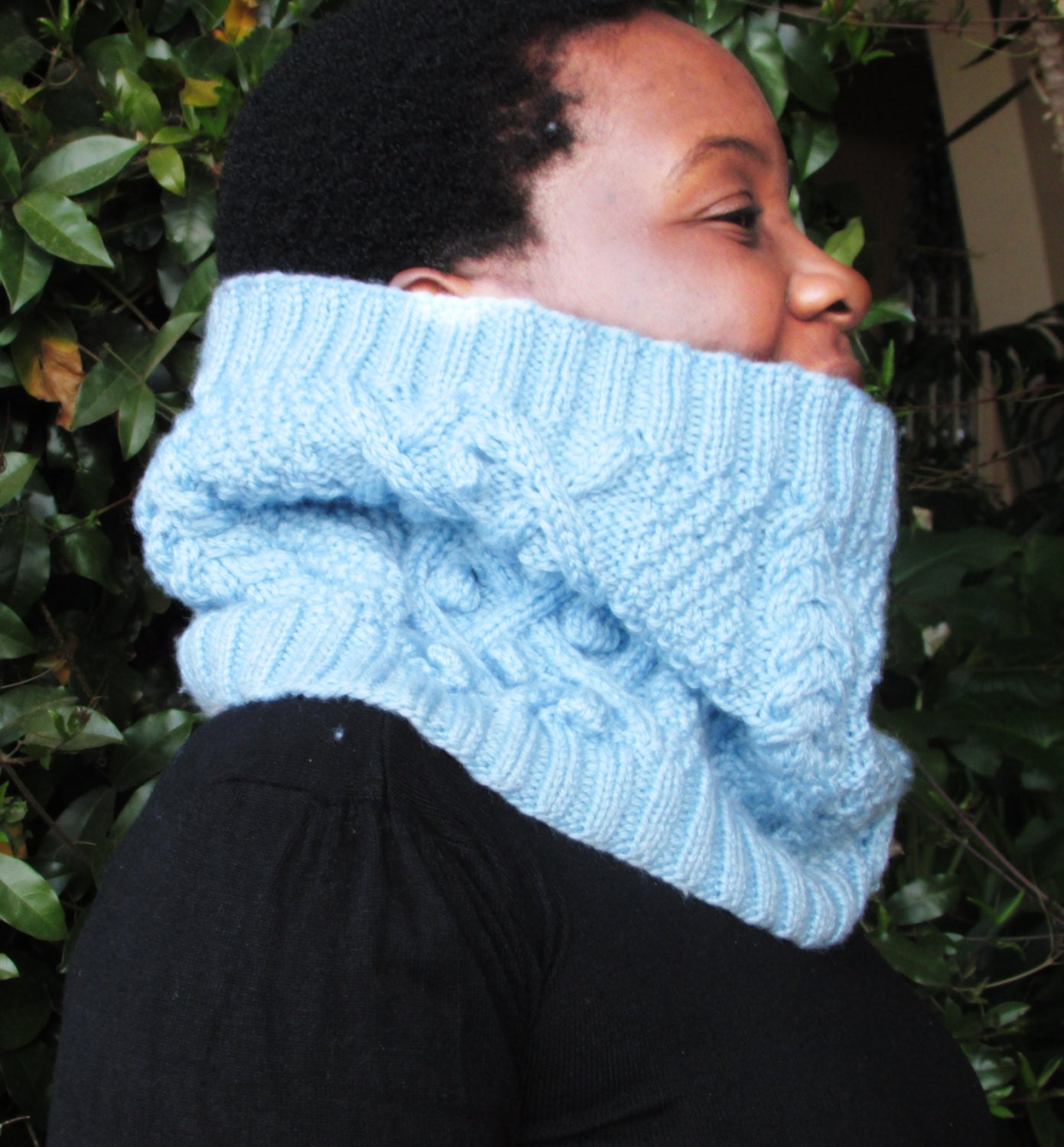 Cowl Knitting Pattern Black Forest Cabled Cowl Pattern Cabled Cowl ...