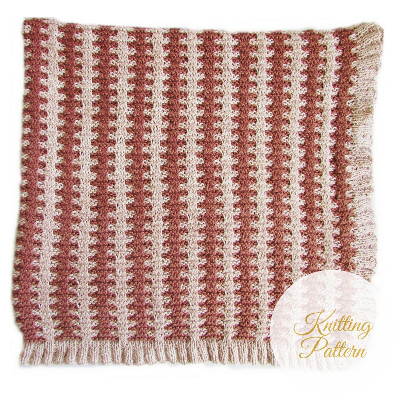 Princess Baby Blanket Knitting Pattern PDF Download - Etsy