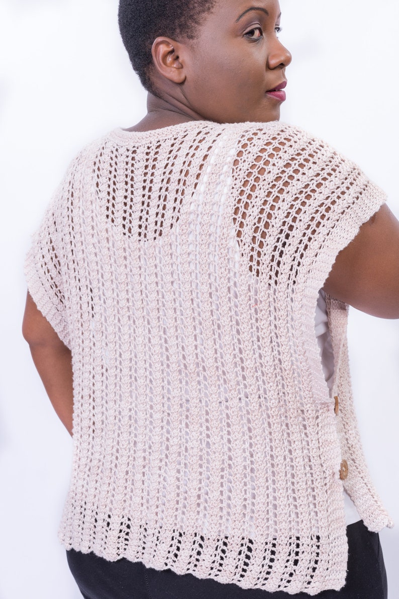 Razzle Summer Poncho Knitting Pattern- Knit Summer Poncho - Beachwear ...