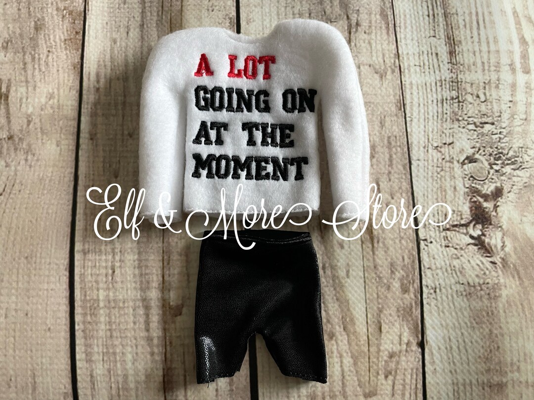 Custom Christmas Elf Doll Rock Star Set Shoets Sweater Clothes Clothing ...