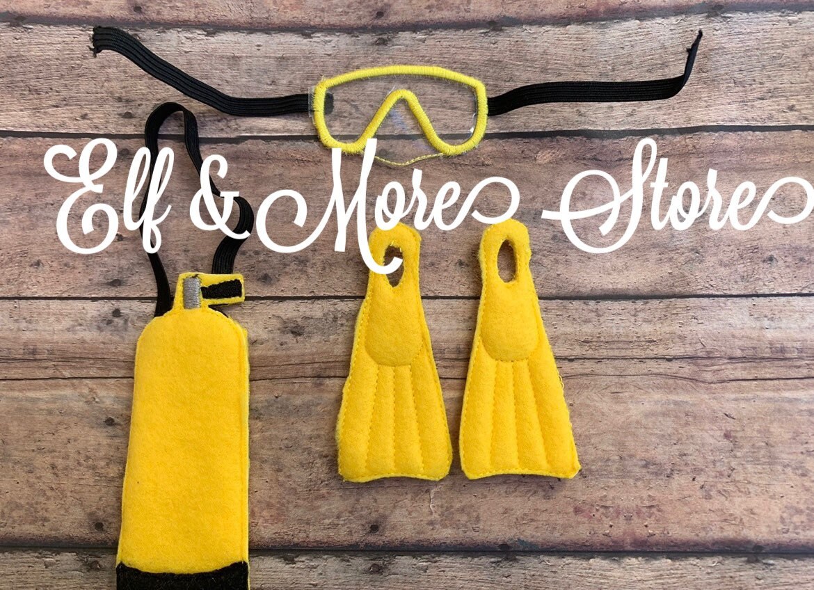 Custom Christmas Elf Scuba Gear Photo Prop - Etsy