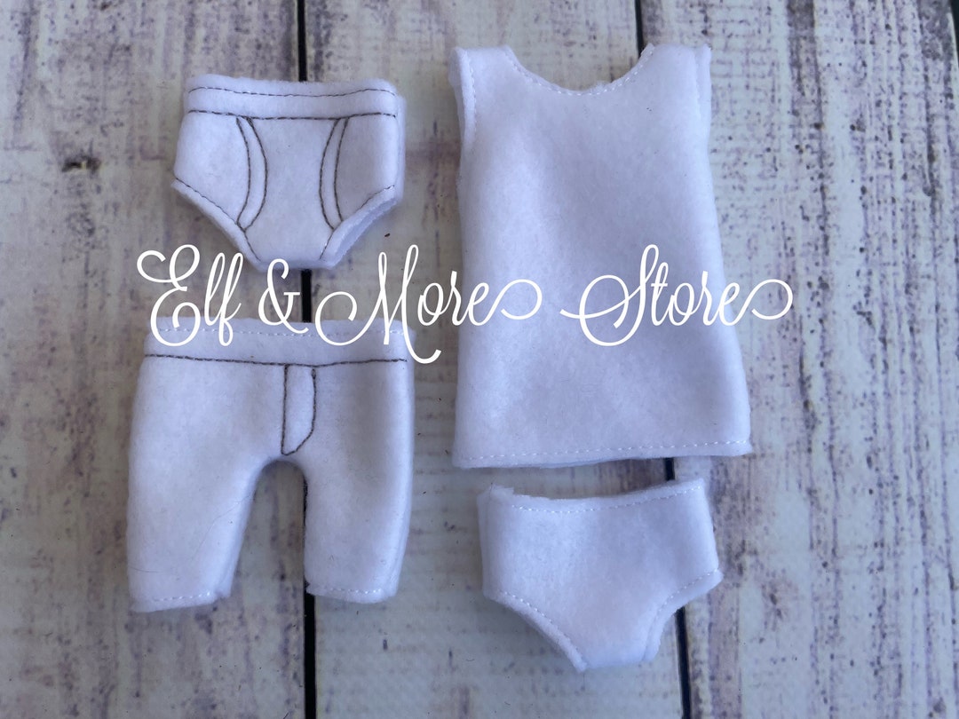 Ready to Ship in Several Colors Custom Christmas Elf Underwear Boxers ...