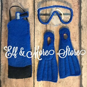 Custom Christmas Elf Scuba Gear Photo Prop - Etsy