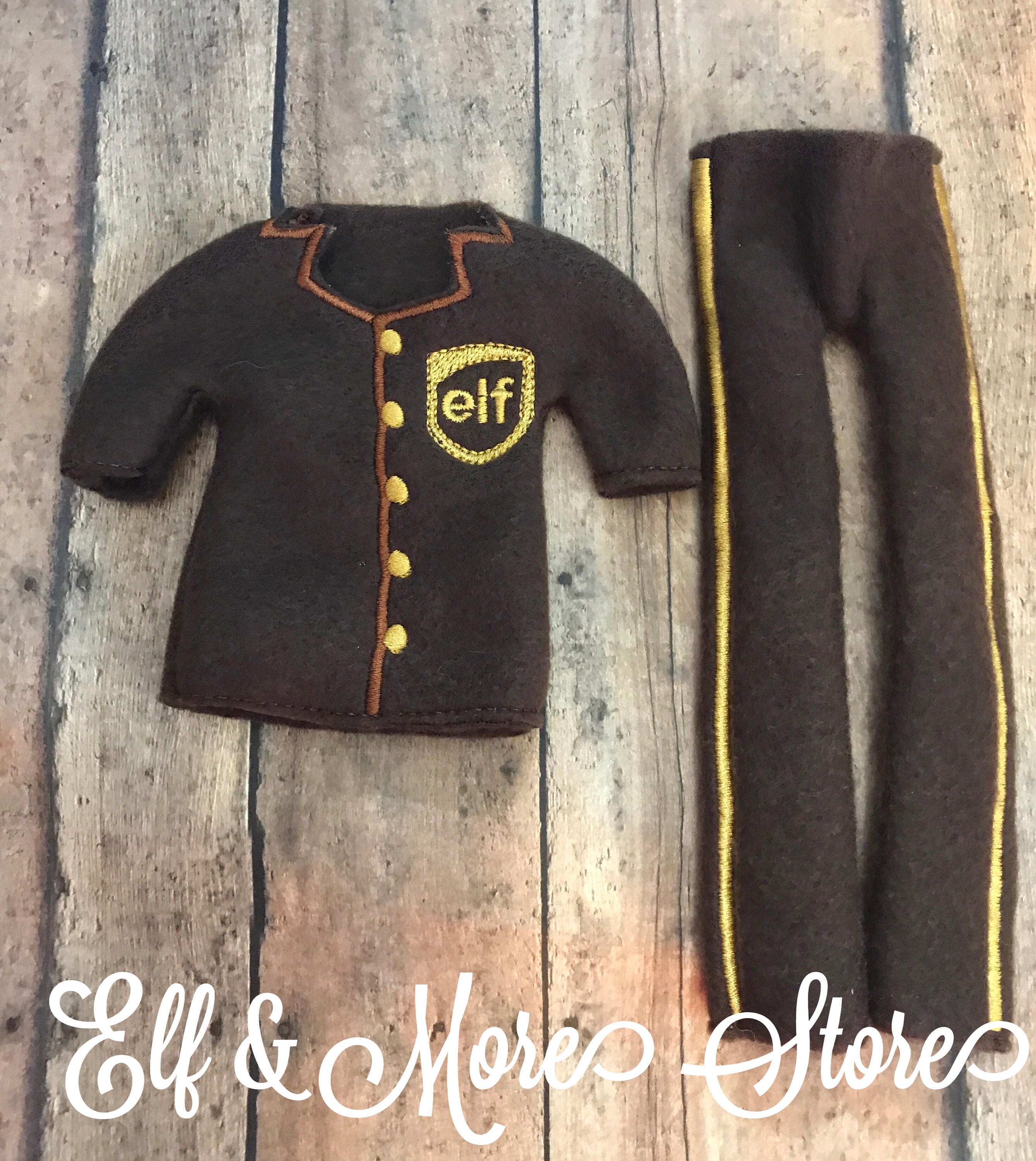 Custom Christmas Elf Delivery Uniform Photo Prop Shirt Pants - Etsy