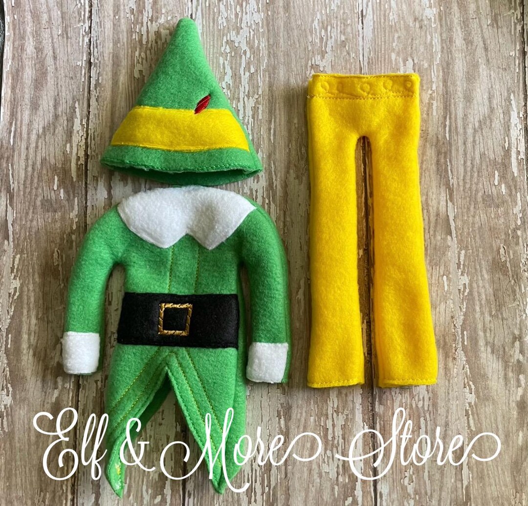 Ready to Ship. Custom Christmas Elf Doll Hat Jacket Sweater Pants Set ...