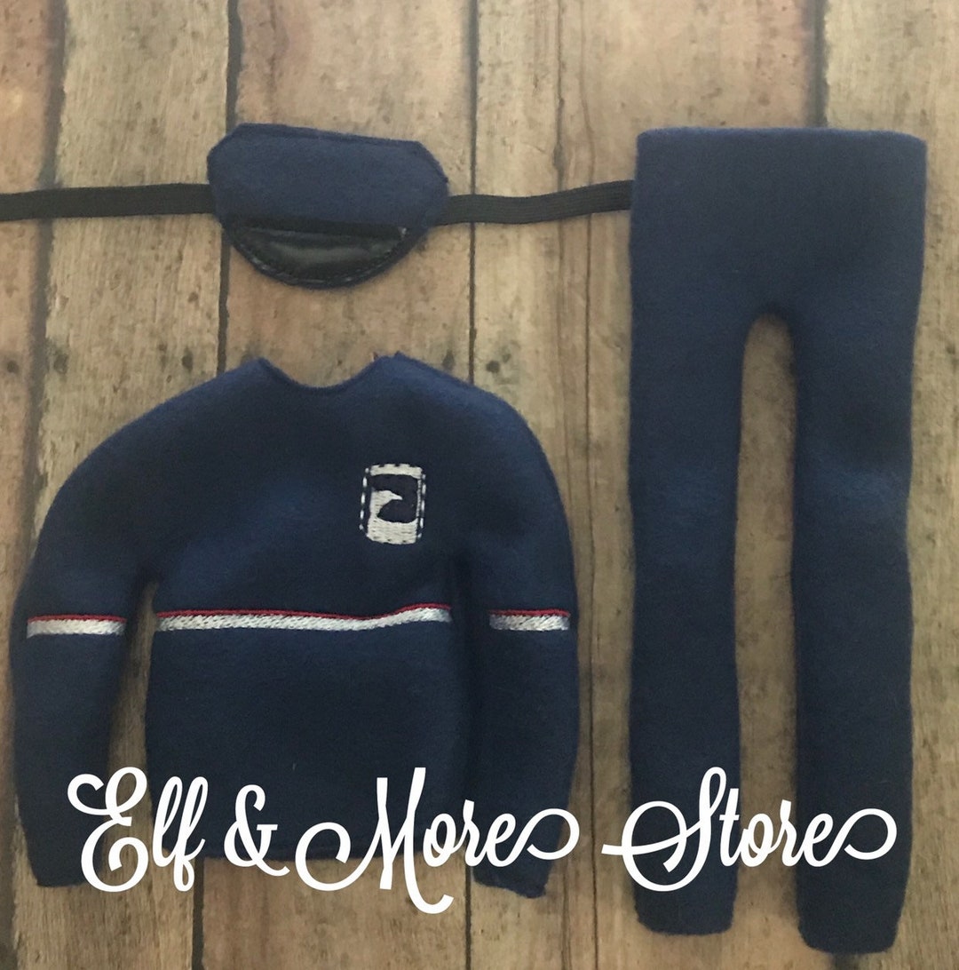 Custom Christmas Elf Mailman Uniform Shirt Sweater Jacket Pants ...