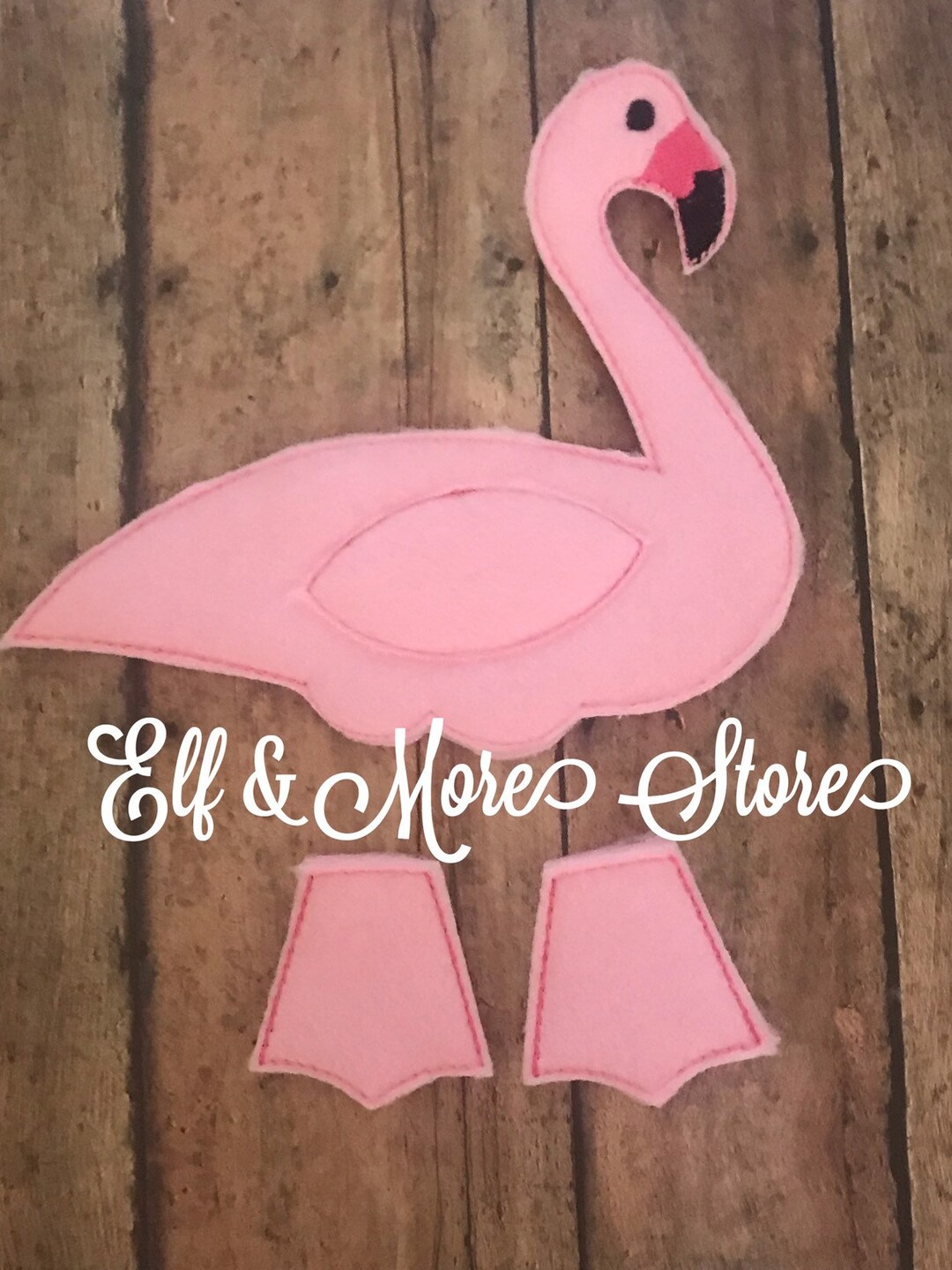 Custom Christmas Elf Pink Flamingo Costume Photo Prop Clothes - Etsy