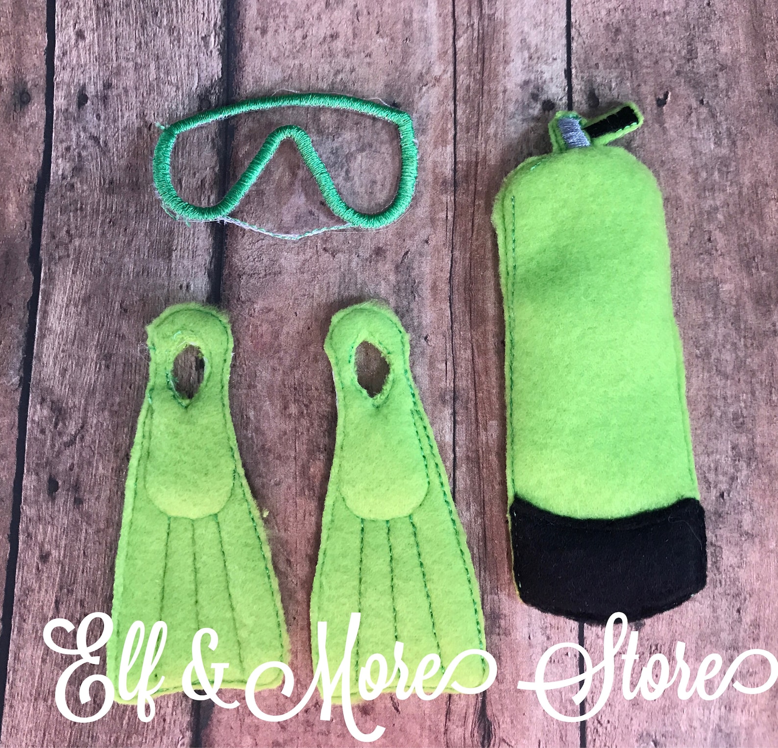 Custom Christmas Elf Scuba Gear Photo Prop - Etsy