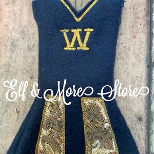Custom Christmas Elf Cheerleader Costume Outfit Clothes Photo Prop - Etsy