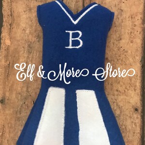 Custom Christmas Elf Cheerleader Costume Outfit Clothes Photo Prop - Etsy