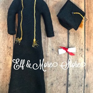 Elf Graduation Cap Gown - Etsy