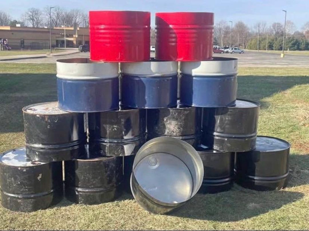 Half Burn Barrel - Etsy