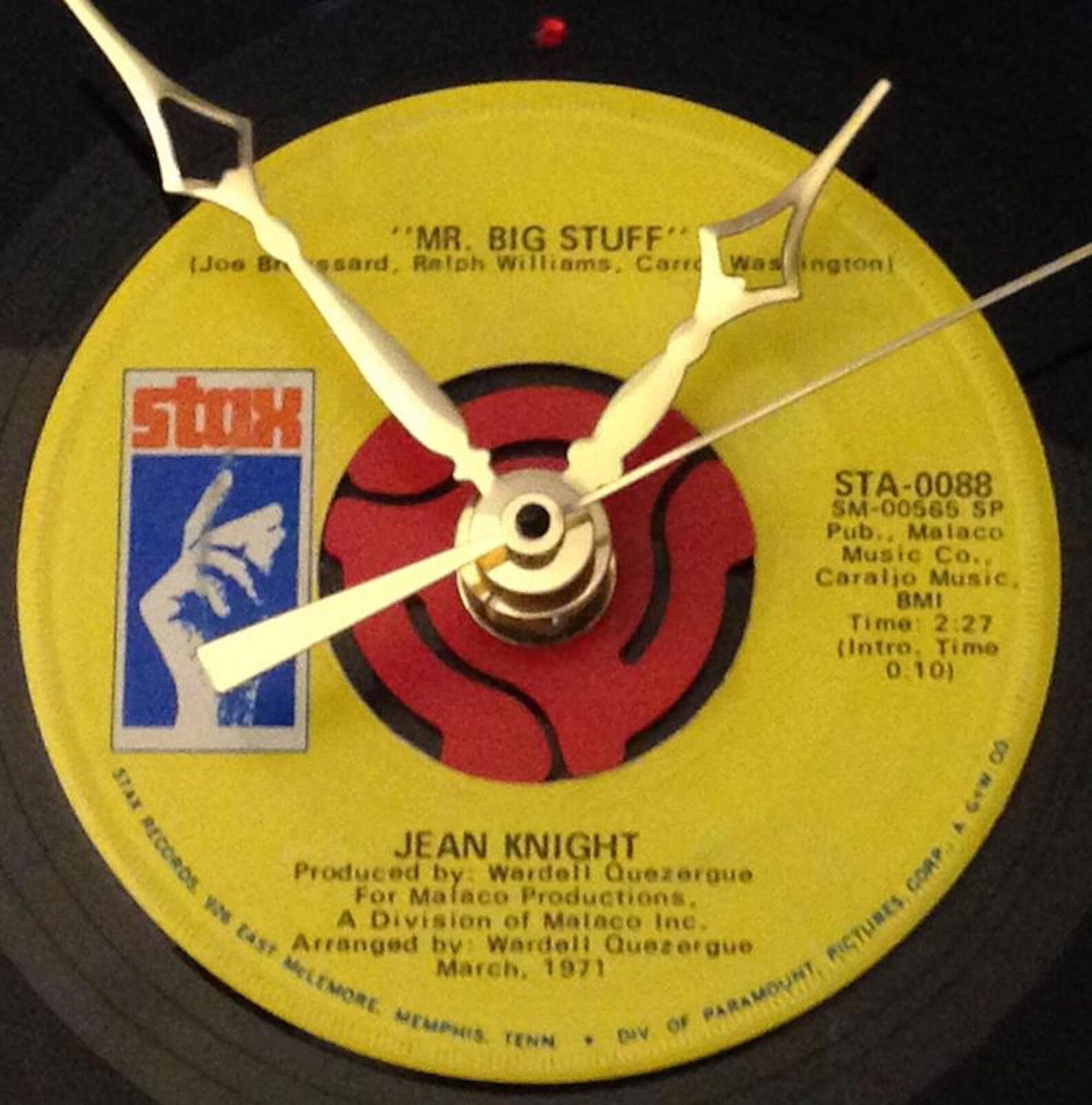 Recycled JEAN KNIGHT 7 Record Mr. Big Stuff Record - Etsy