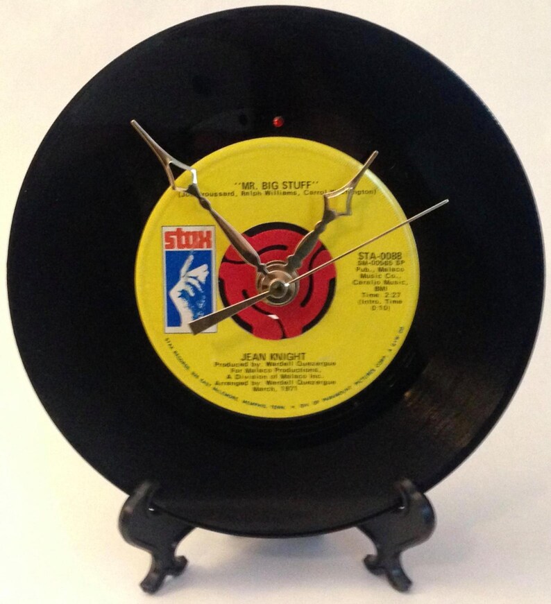 Recycled JEAN KNIGHT 7 Record Mr. Big Stuff Record - Etsy