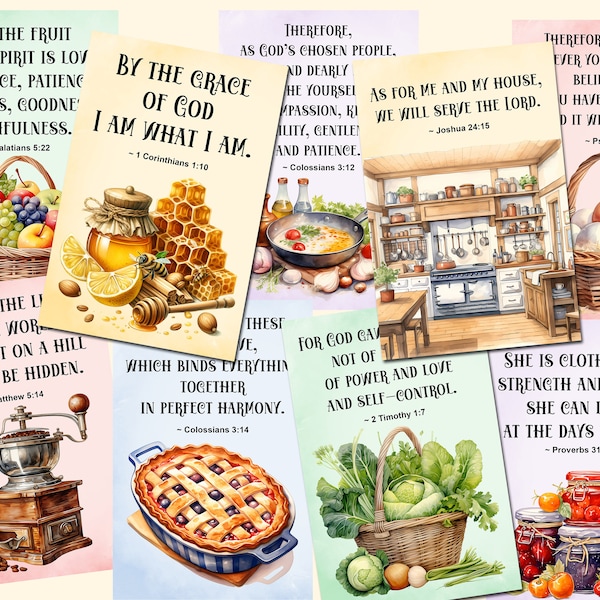 Kitchen Scripture - Etsy