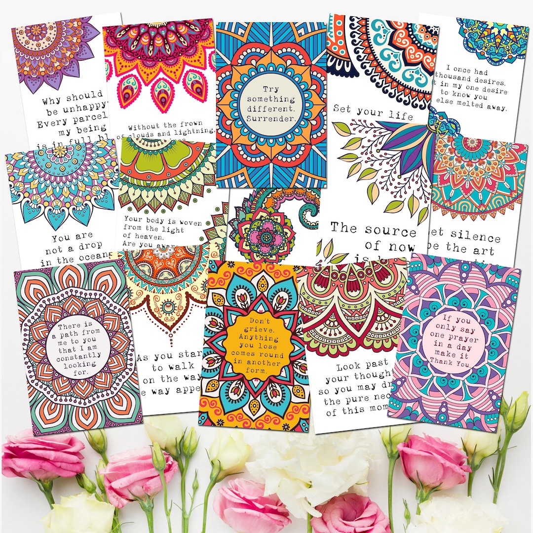 122 Rumi Quotes Printable Cards, Rumi Wall Art, Rumi Quotes for Junk ...