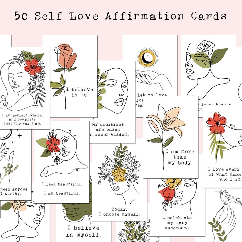 Self Love Cards - Etsy