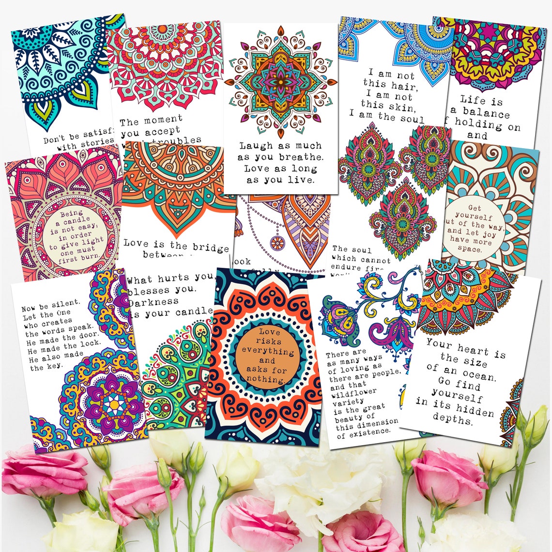 122 Rumi Quotes Printable Cards Rumi Wall Art Rumi Quotes - Etsy