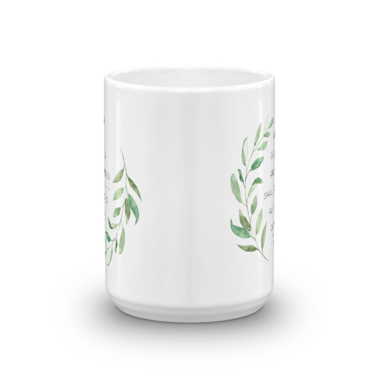 Psalm 23 Coffee Mug Christmas Gifts Ceramic Mug - Etsy