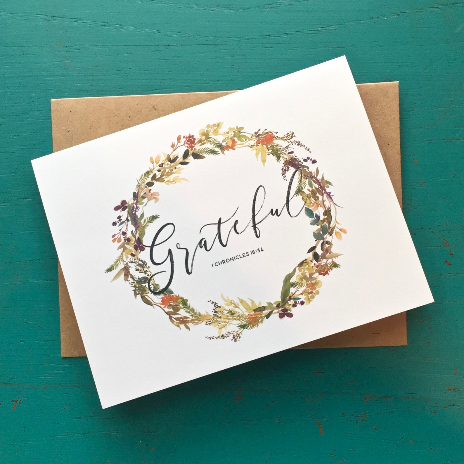 Grateful Cards Thank You Cards Thanksgiving Cards - Etsy
