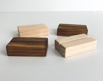 Wood Card Holder | Etsy