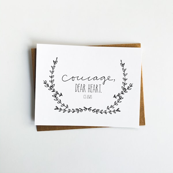 Courage Dear Heart - Etsy