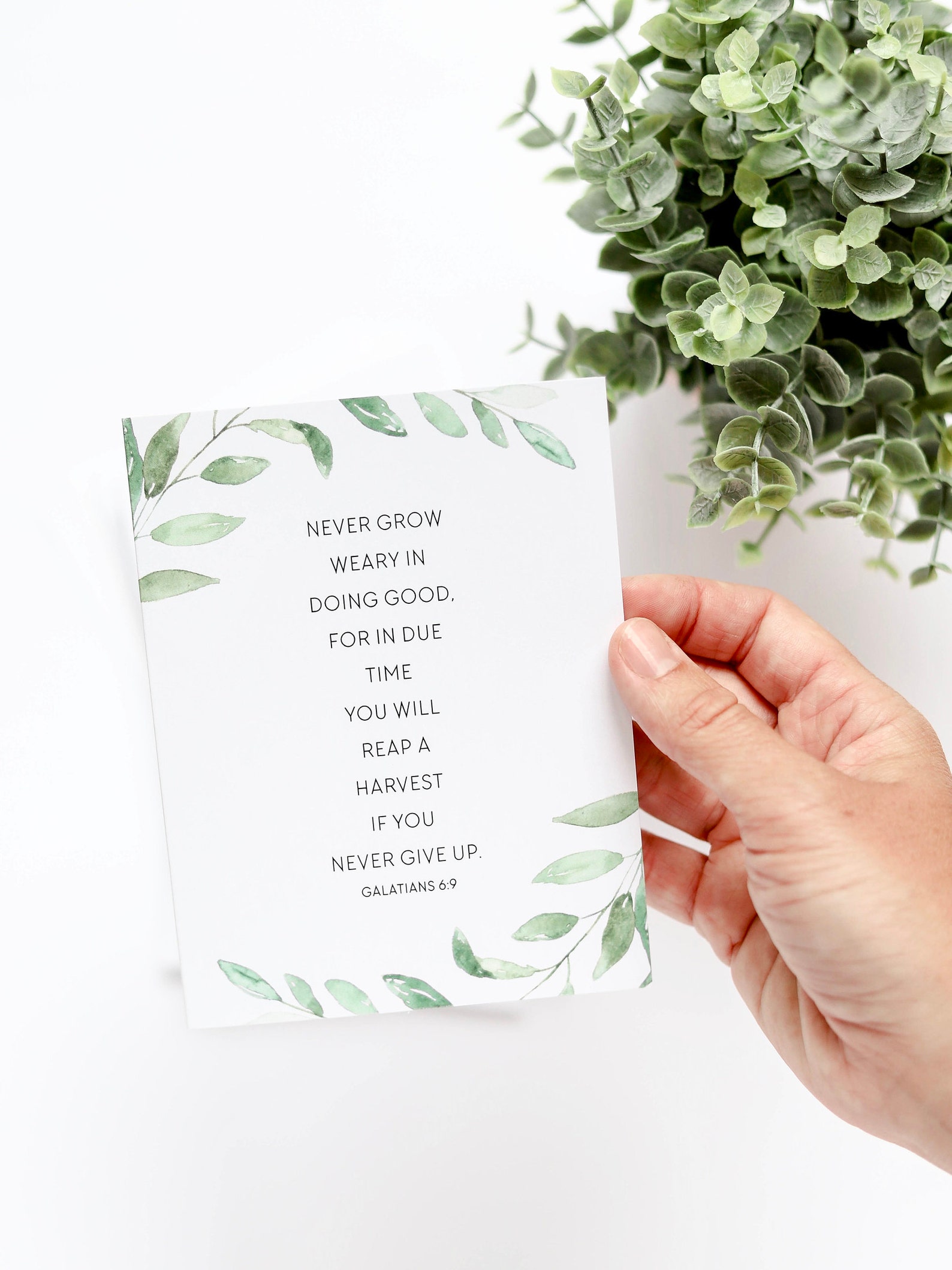 Encouraging Notecards, Galatians 6:9, Stationery Set, Thank You Cards ...