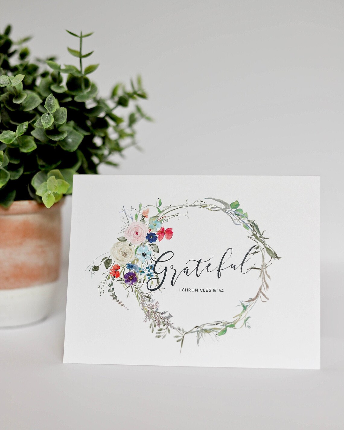 Grateful Cards Thank You Cards Spring Stationery Set Blank - Etsy