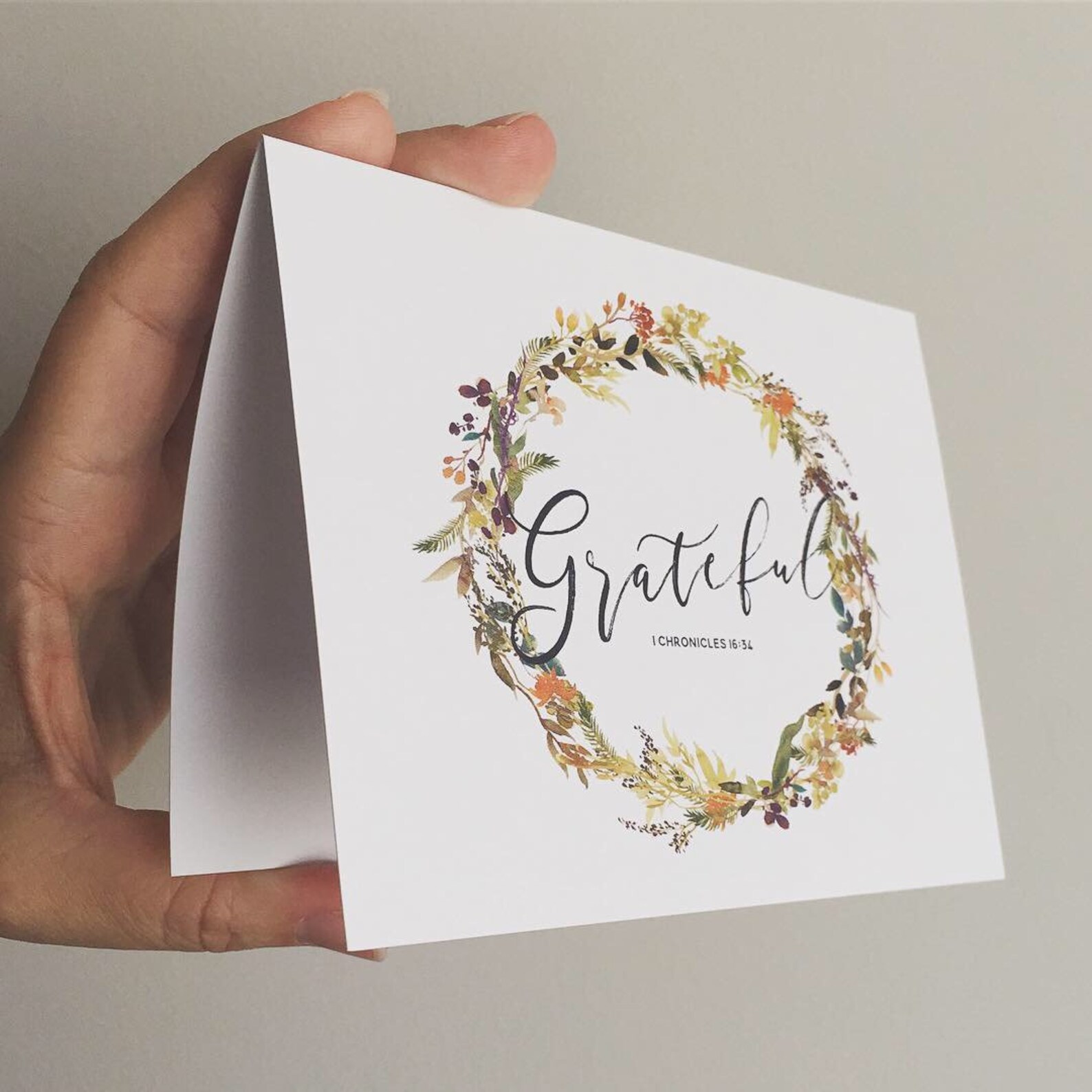 Grateful Cards Thank You Cards Thanksgiving Cards - Etsy