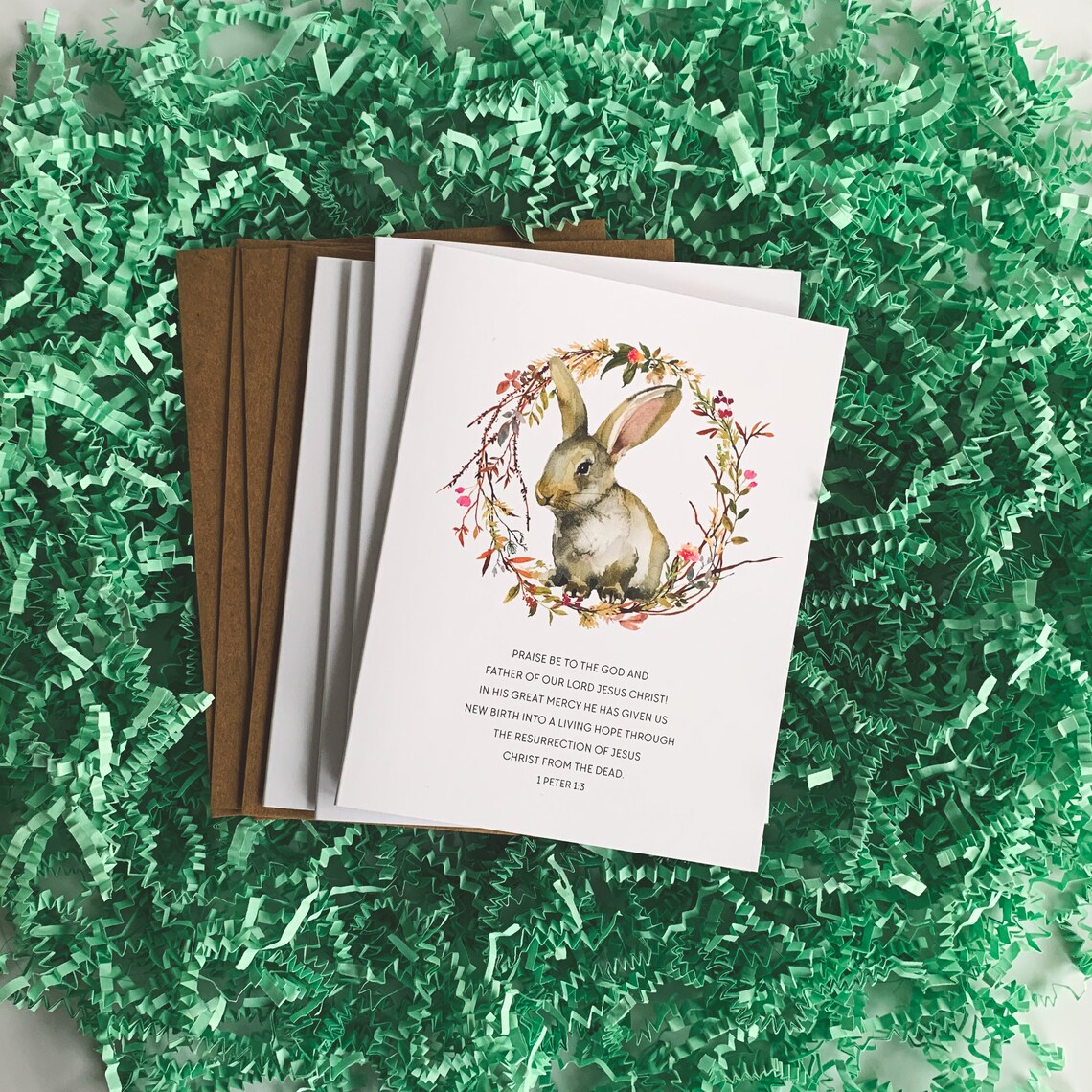 Easter Cards Easter Greeting Card Set Easter Lamb Stationery - Etsy