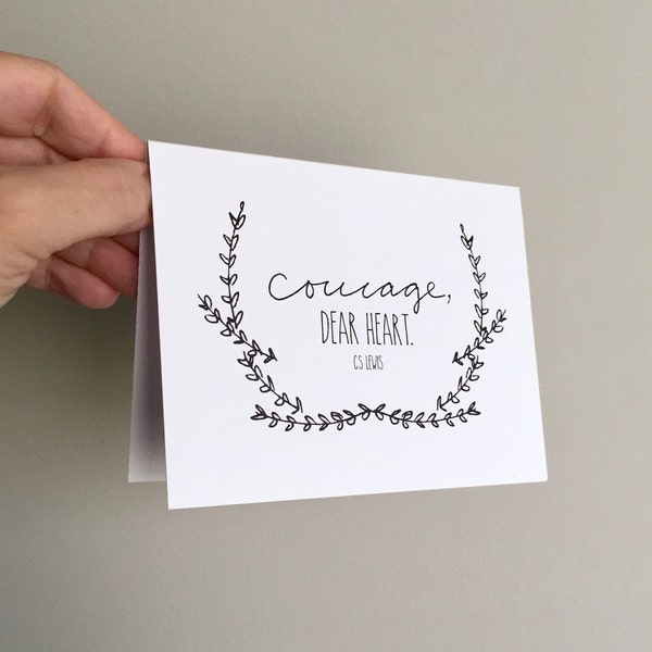 Courage Dear Heart - Etsy