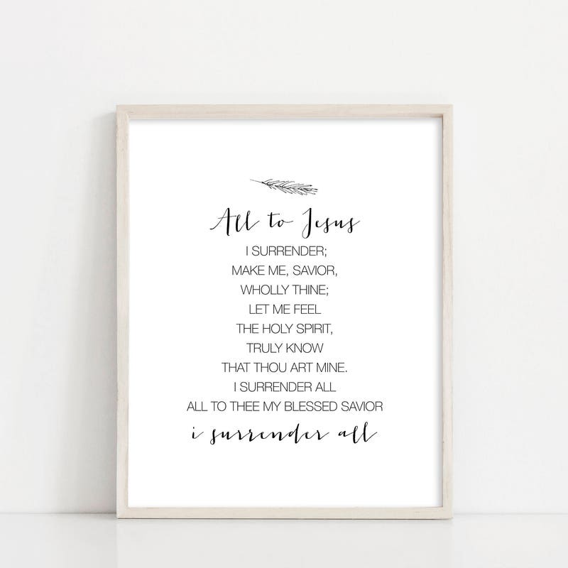 Printable Hymn Wall Art - Etsy