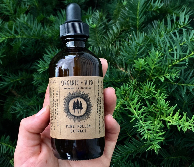 Pine Pollen Tincture / Extract - Organic - Etsy UK