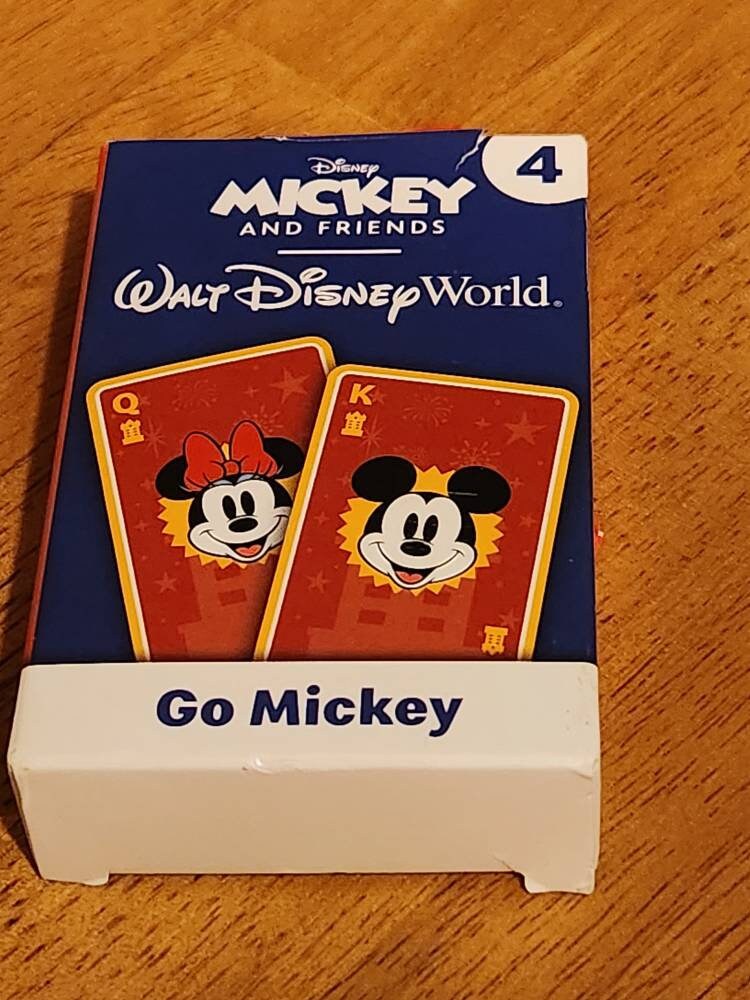 Mcdonald's Mickey and Friends Walt Disney World Go Mickey Playing Cards ...