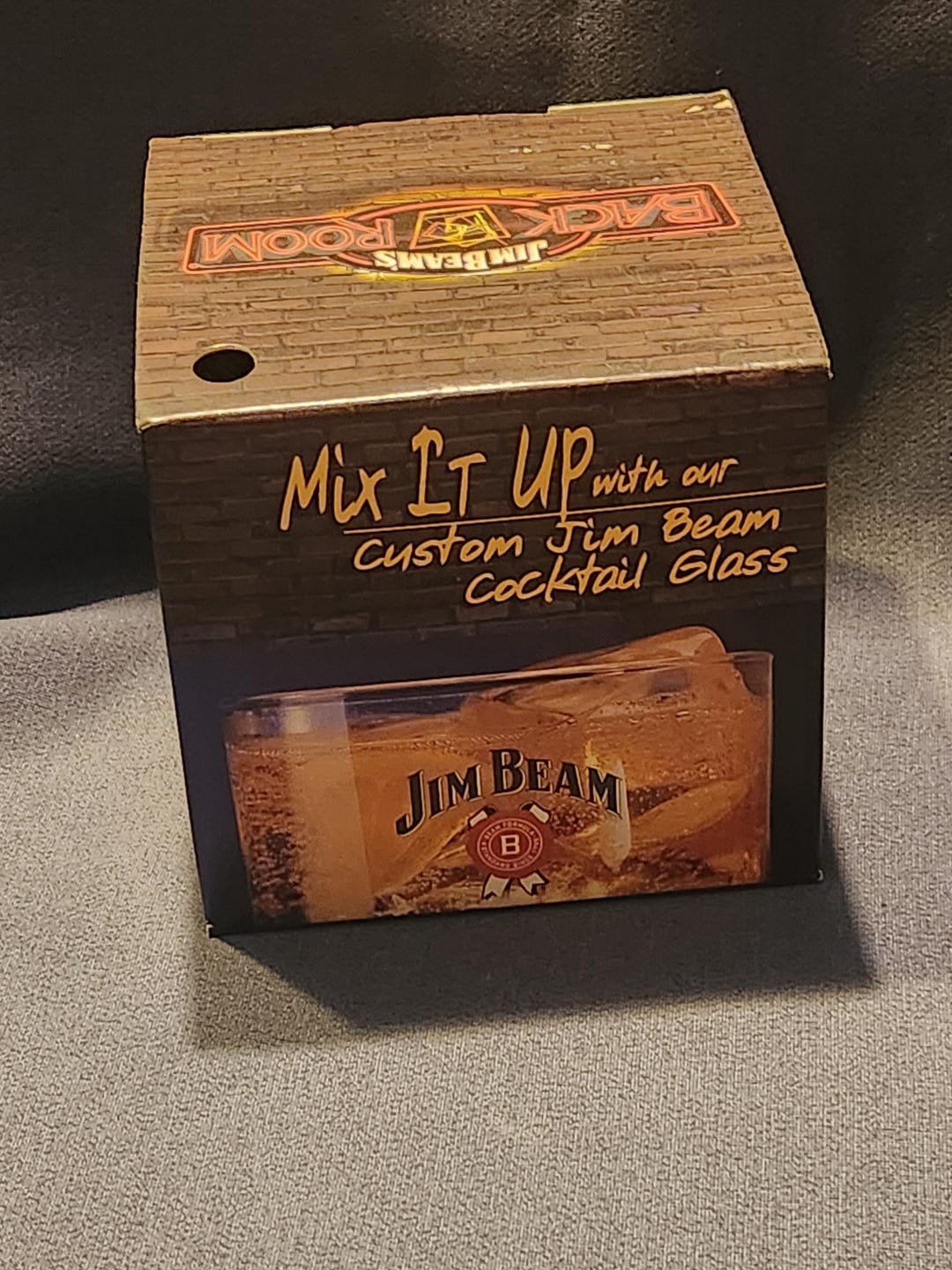 Jim Beam Mix It up Custom Cocktail Glass, Back Room Novelty in Box ...