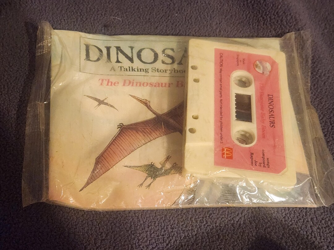 Vintage Mcdonalds Dinosaur Cassette Tapes - Baby Boom - Etsy