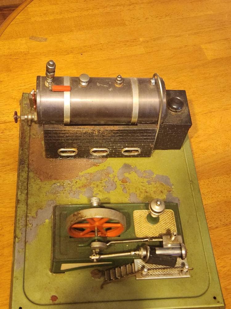 Vintage German Steam Engine Model - Etsy Australia