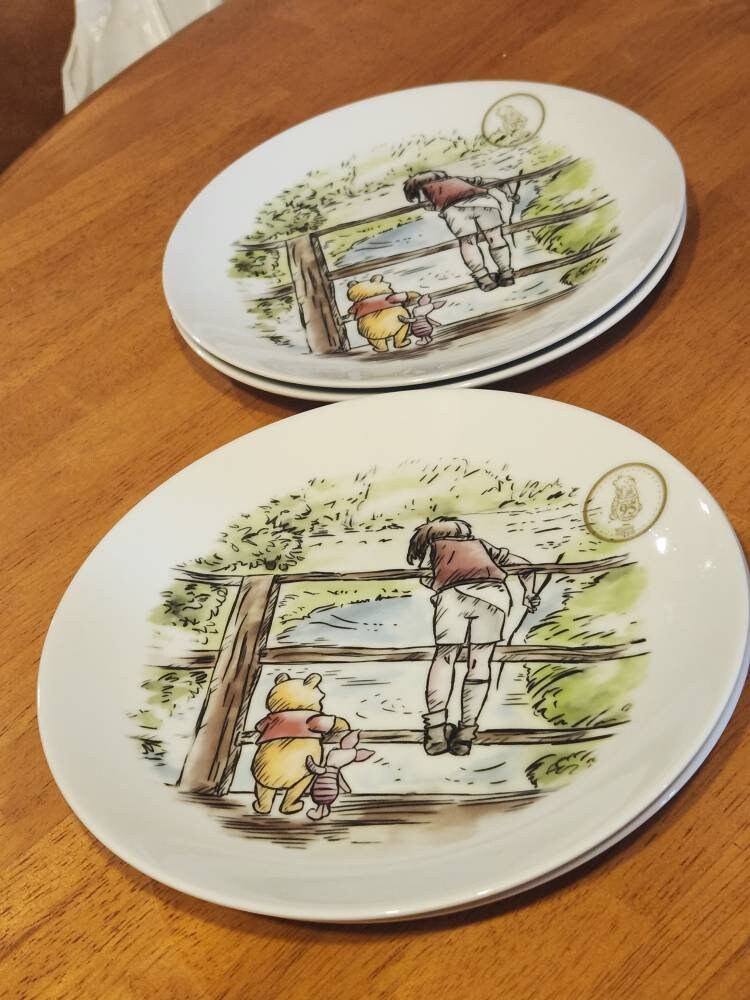 Disney Winnie the Pooh 95th Exploring Classic Salad Plates - Etsy
