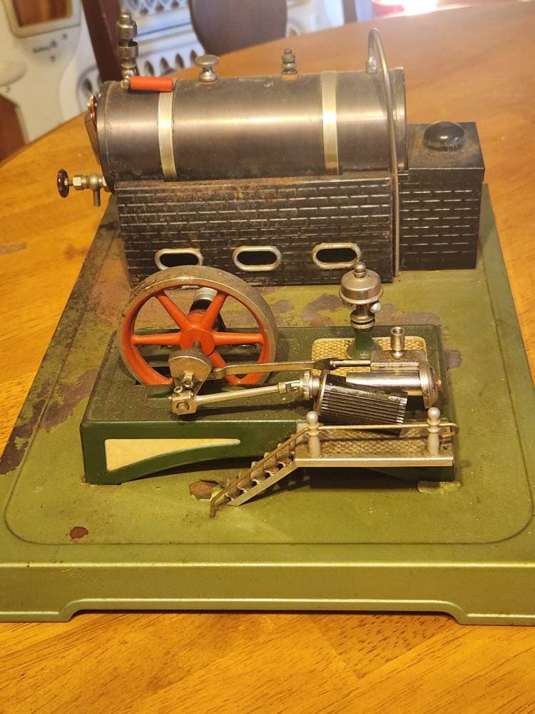 Vintage German Steam Engine Model - Etsy Australia