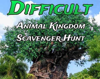 Scavenger Hunt Adventure Disney's Animal Kingdom the Great Adventure ...
