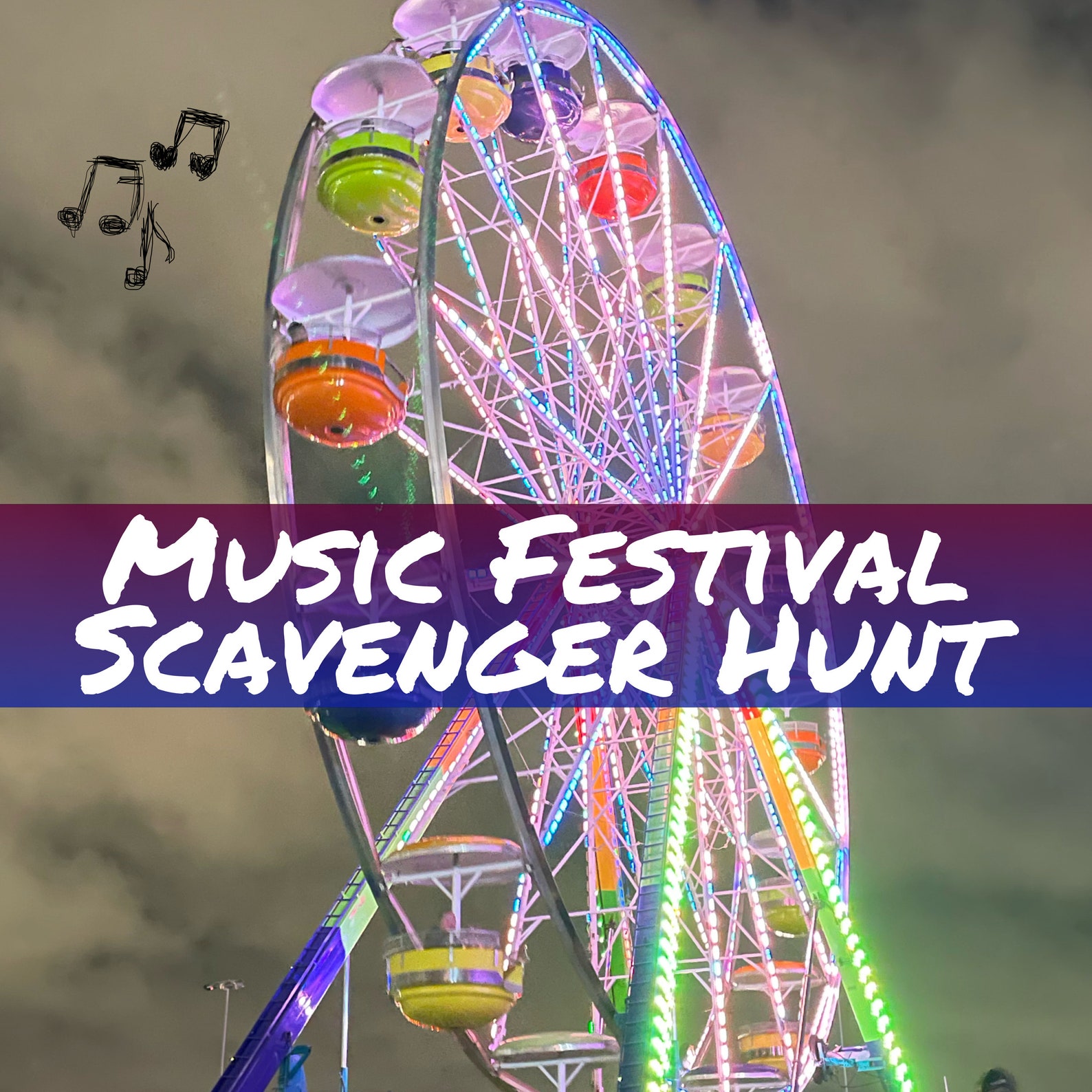 General Music Festival Scavenger Hunt - Etsy