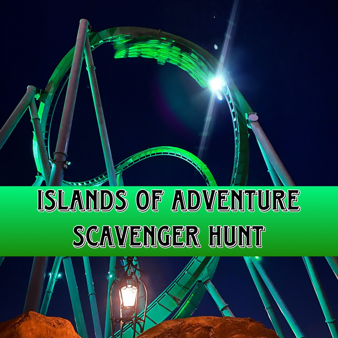 Islands of Adventure Scavenger Hunt - Etsy